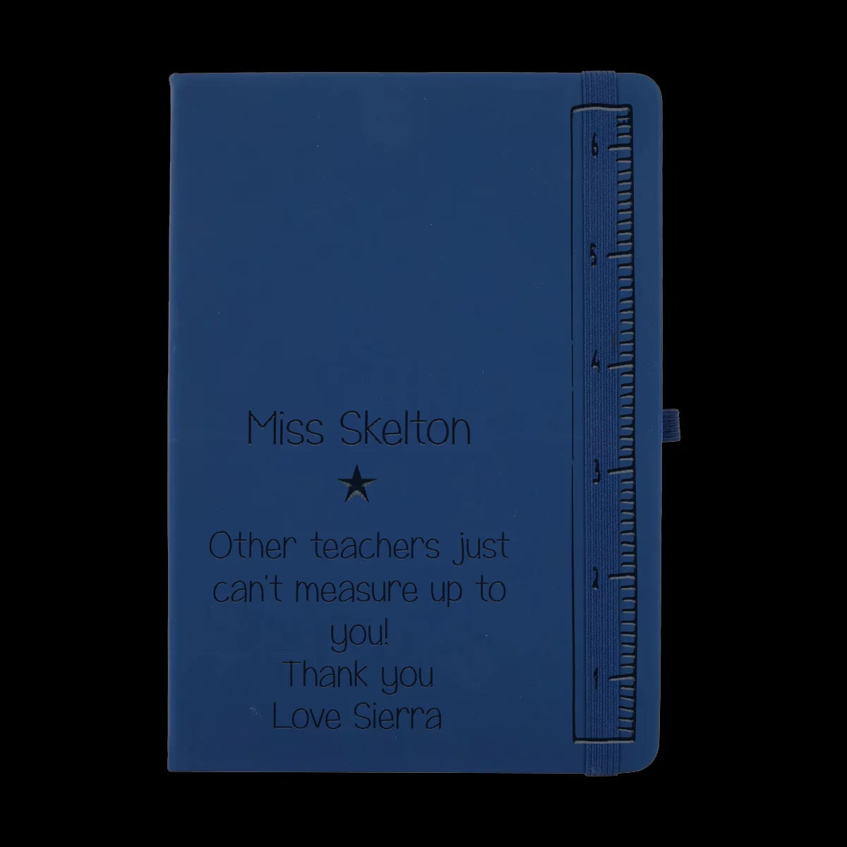 Personalised Measure Up Notebook | Gifted From The Heart
